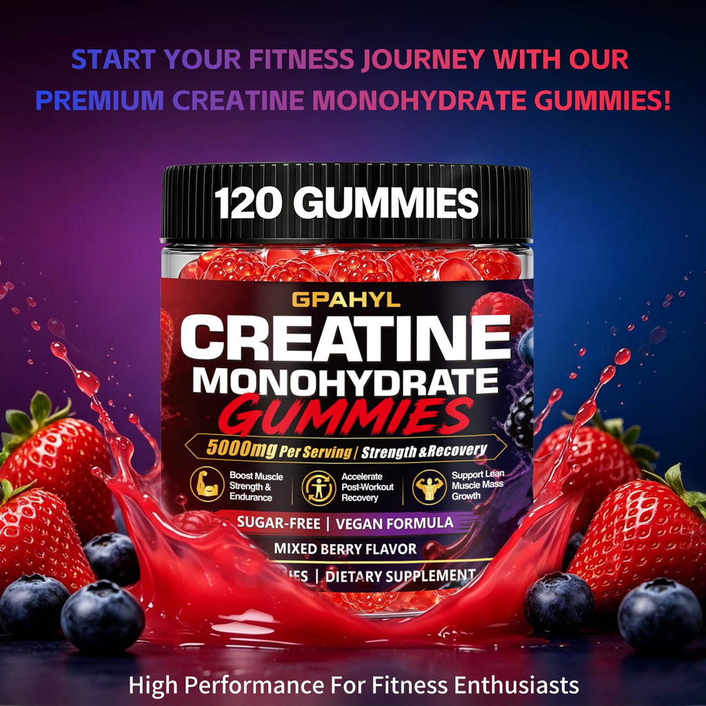 5000 mg creatine gummies for athletes