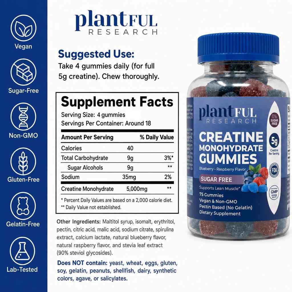 5000 mg creatine gummies for athletes