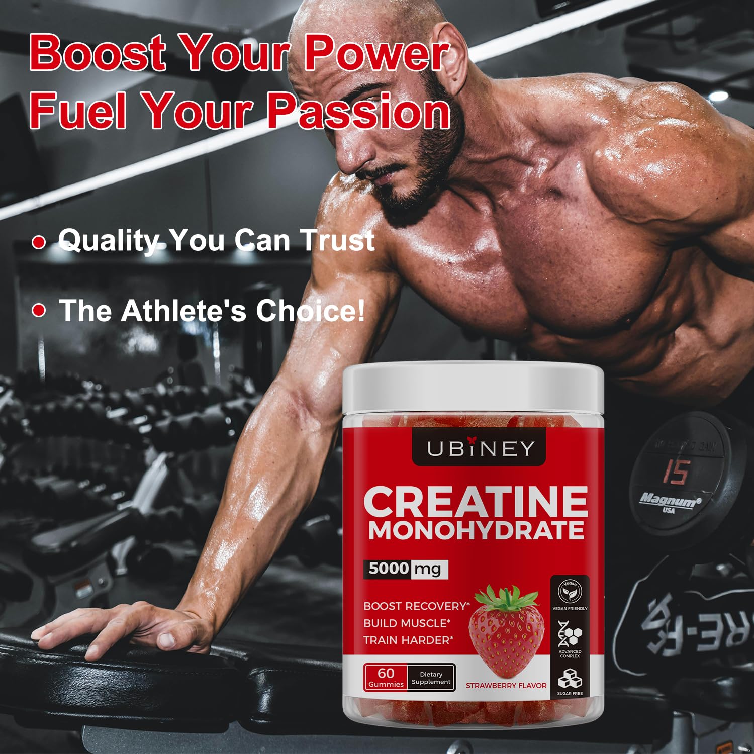 5000 mg creatine gummies for performance