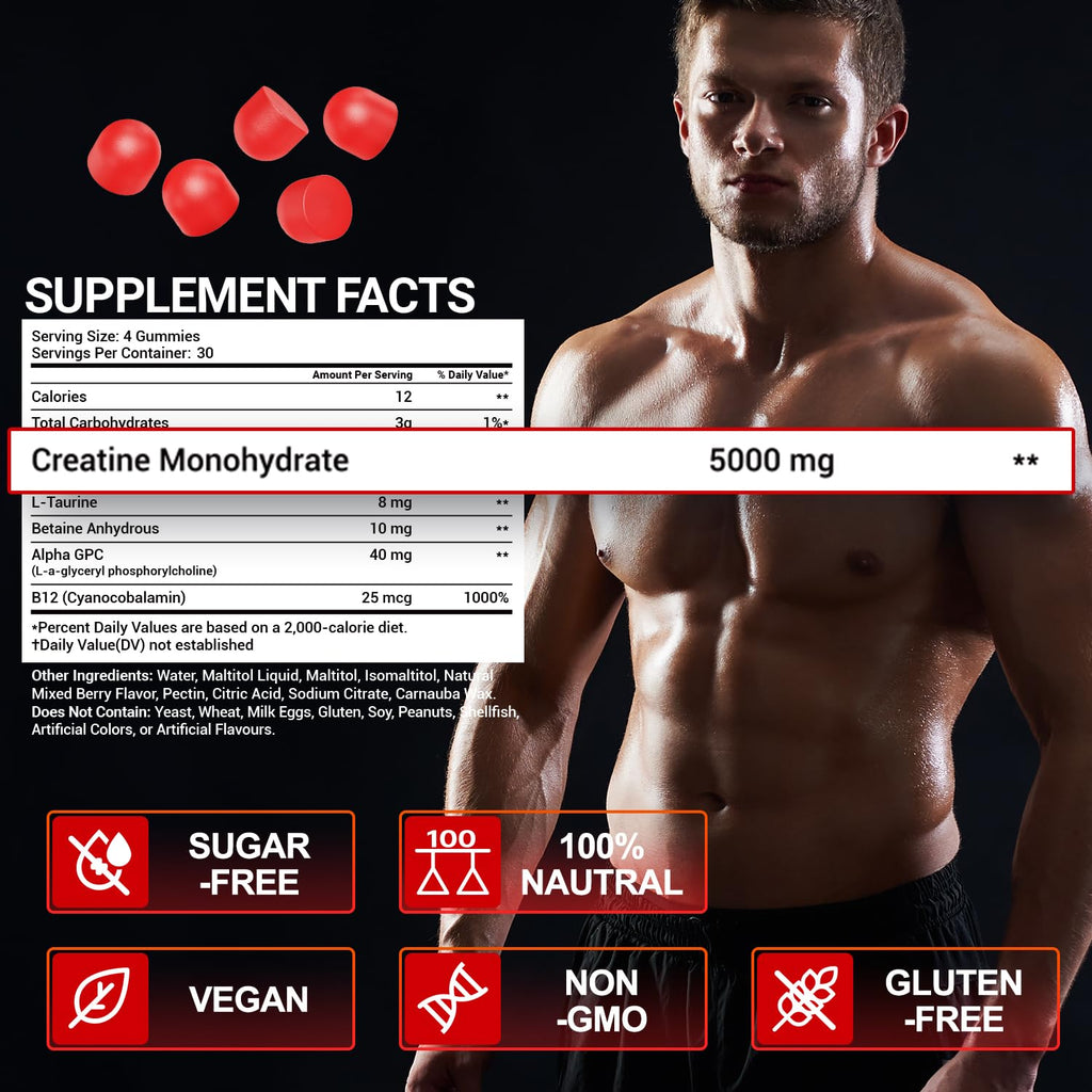 5000 mg creatine monohydrate benefits