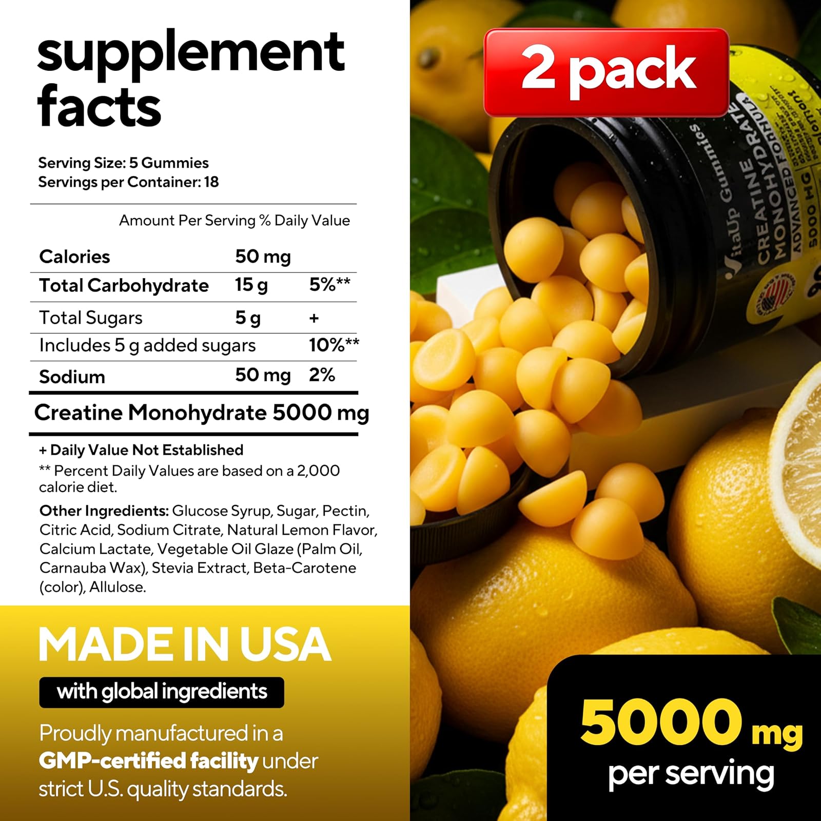 5000 mg creatine monohydrate benefits