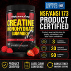 5000 mg creatine monohydrate gummies