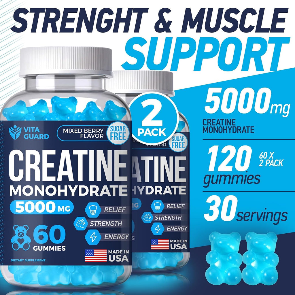 5000 mg creatine monohydrate in gummies