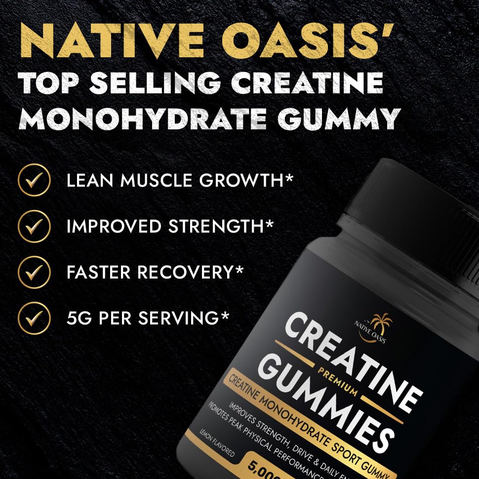 5000 mg creatine monohydrate in gummies