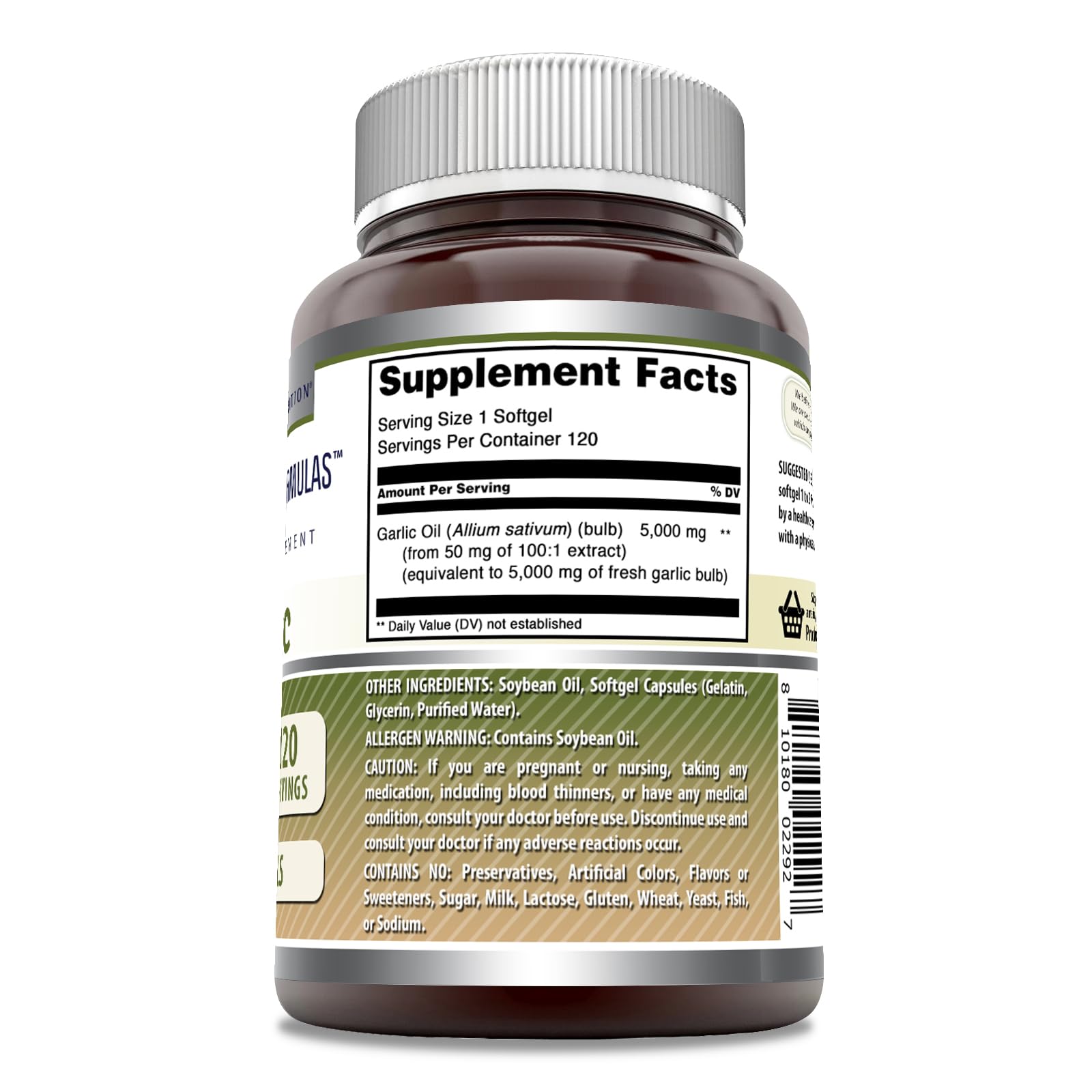 5000 mg garlic extract for immunity