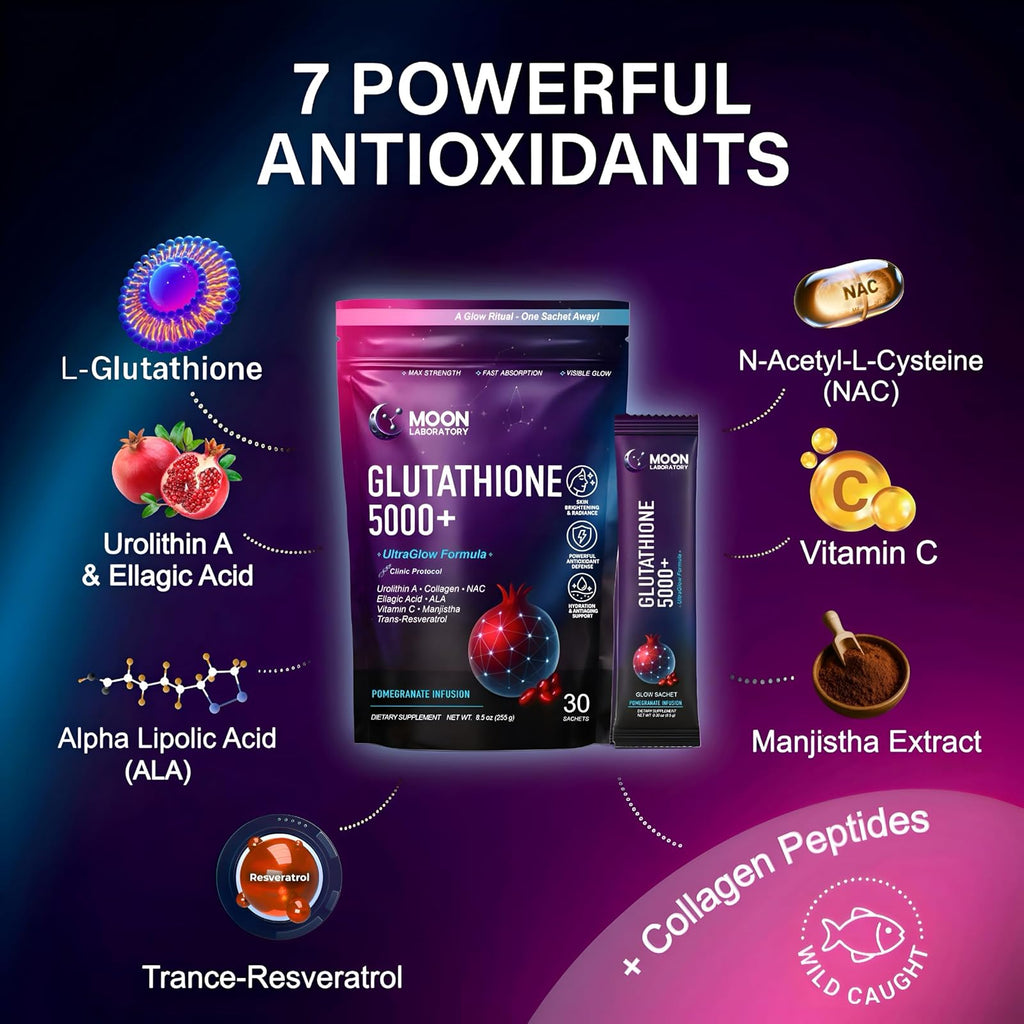 5000 mg glutathione sachets
