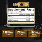 5000 mg l-glutamine for endurance