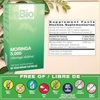 5000 mg Moringa for immune support