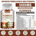5000 mg mushroom gummies for stress relief