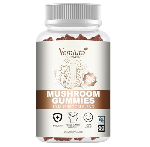 5000 mg mushroom gummies for wellness