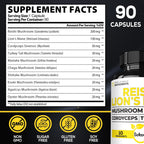 5000 mg Reishi capsules for immunity