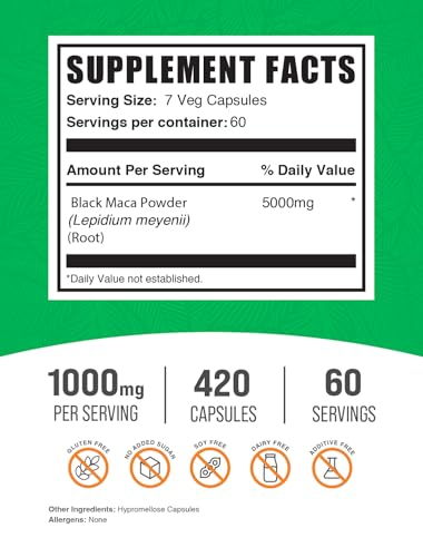 5000mg Black Maca for hormone balance