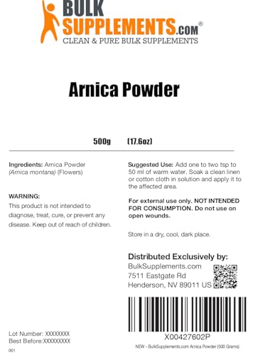 500g Arnica Powder for effective recovery