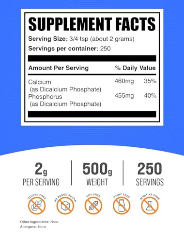 500g dicalcium phosphate for strong bones