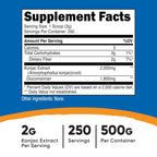 500g glucomannan powder for weight management