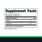 500g L-Glutamine for muscle support