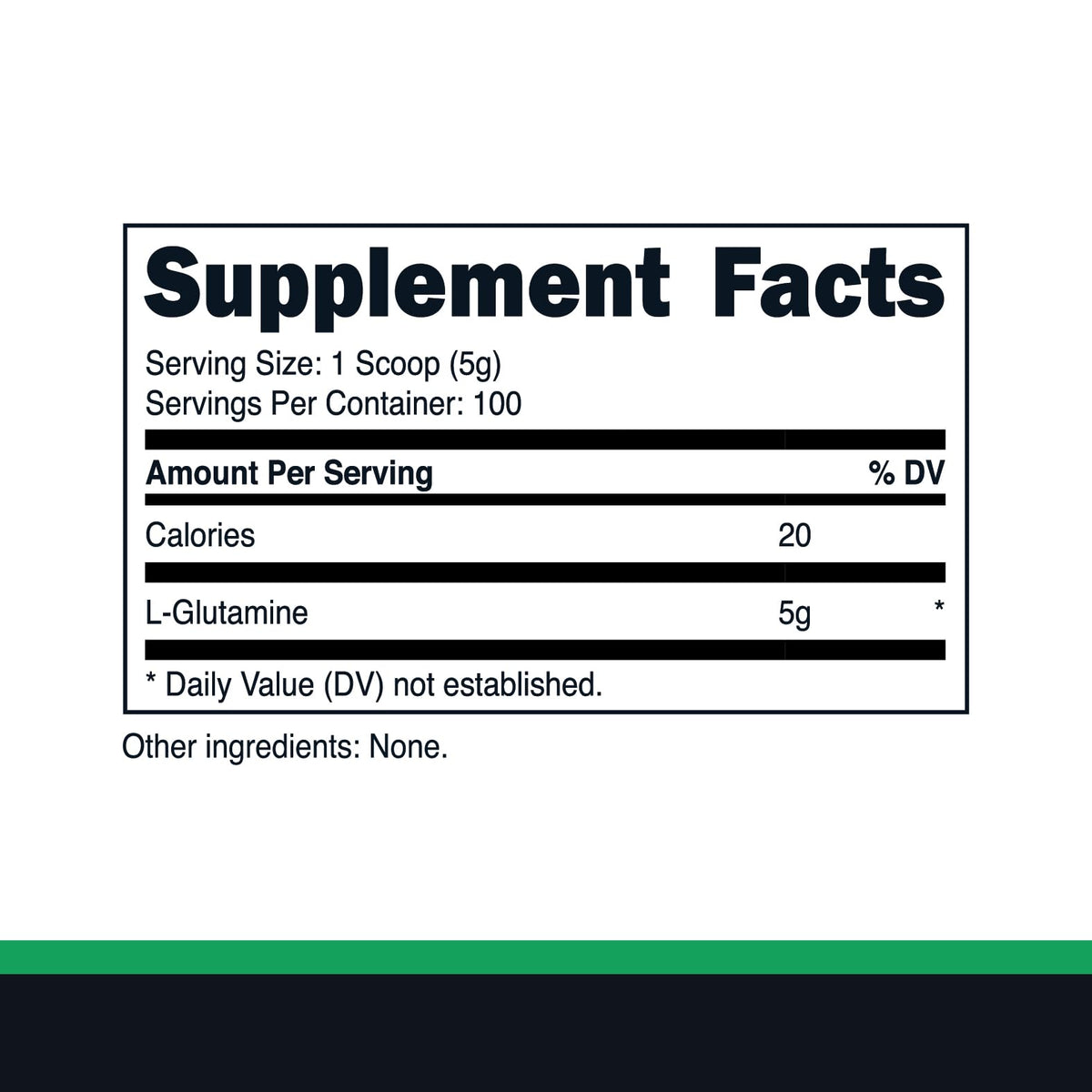 500g L-Glutamine for muscle support