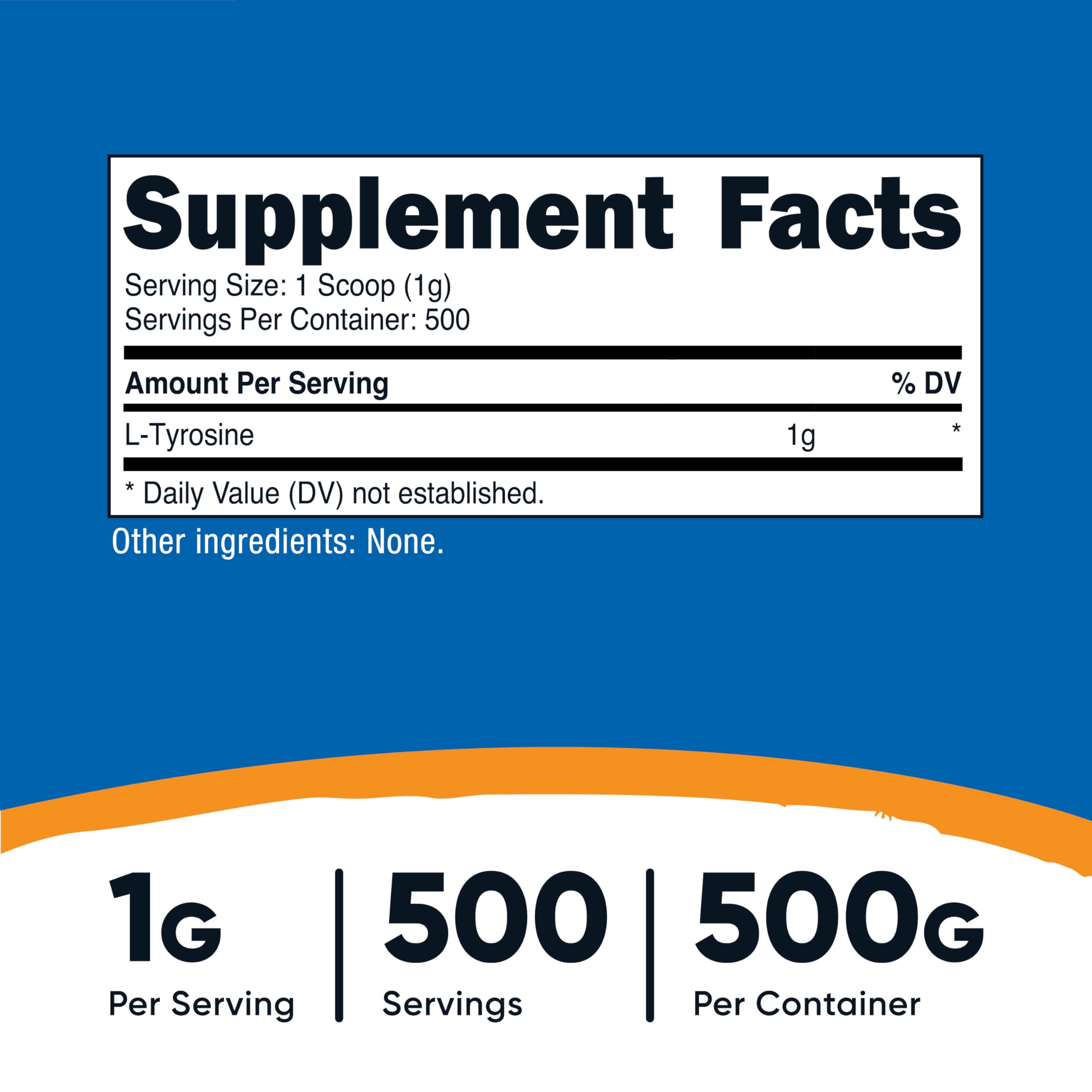 500g L-Tyrosine powder for wellness