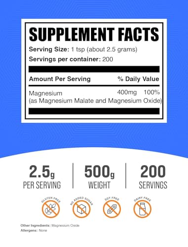 500g magnesium health supplement