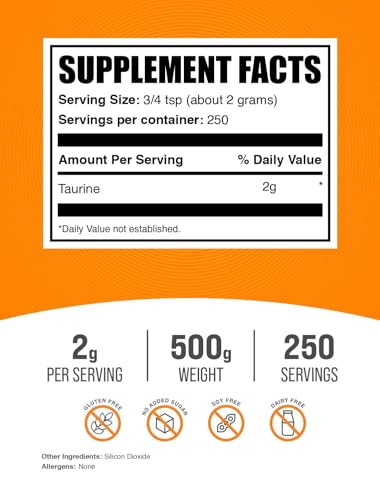 500g taurine powder for daily use