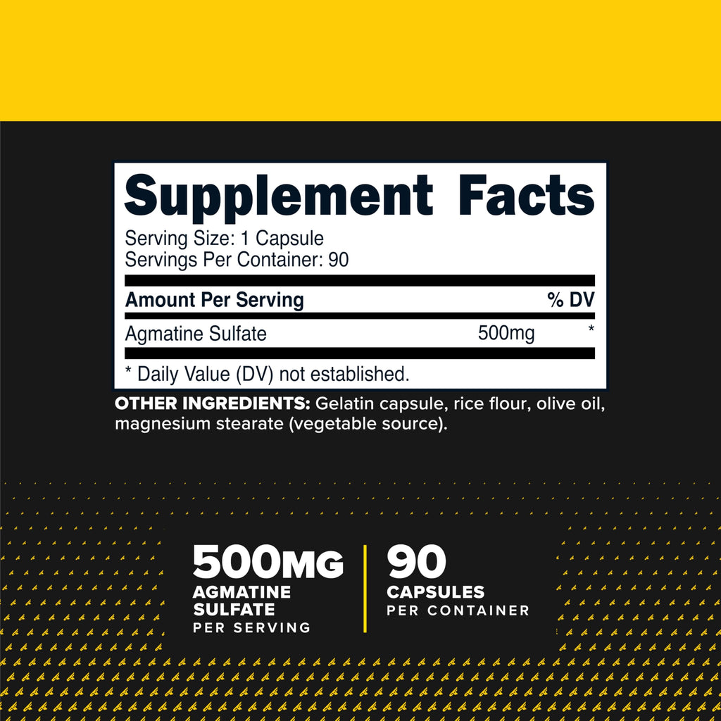 500mg Agmatine Sulfate for muscle support