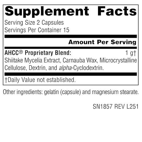 500mg AHCC for health