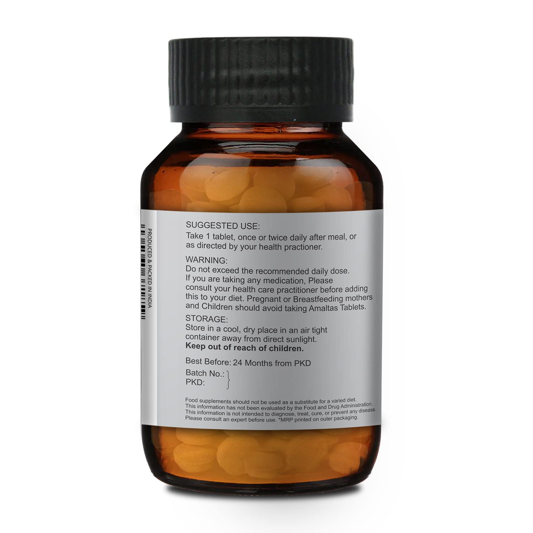 500mg Amaltas tablets for wellness
