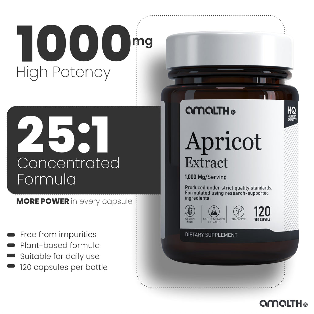 500mg apricot extract for wellness