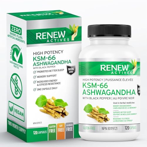 500MG Ashwagandha capsules for energy