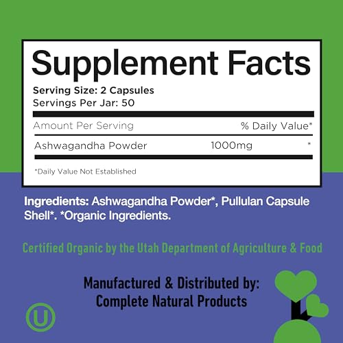 500mg ashwagandha for daily supplementation