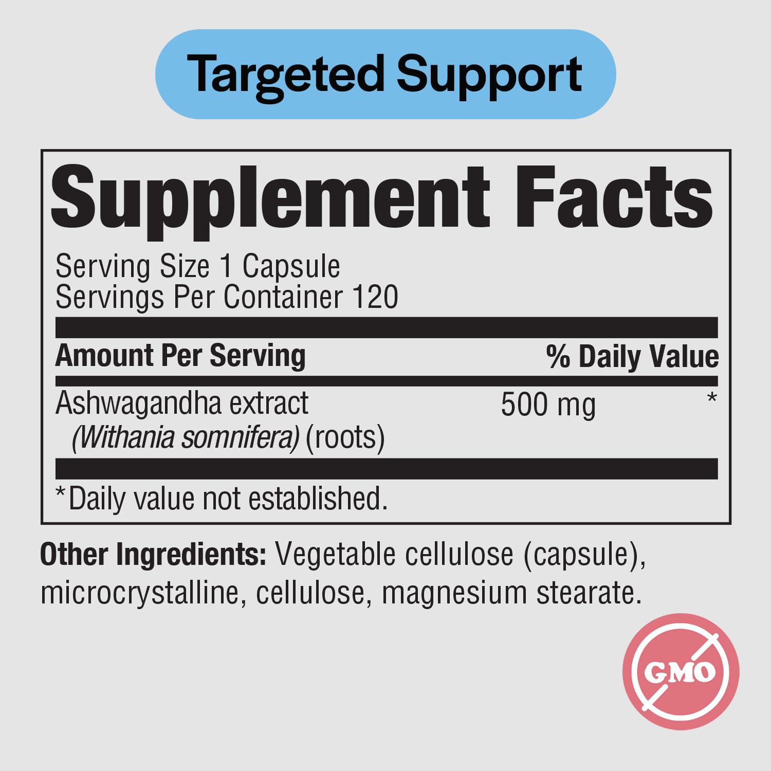 500mg Ashwagandha for mental wellness