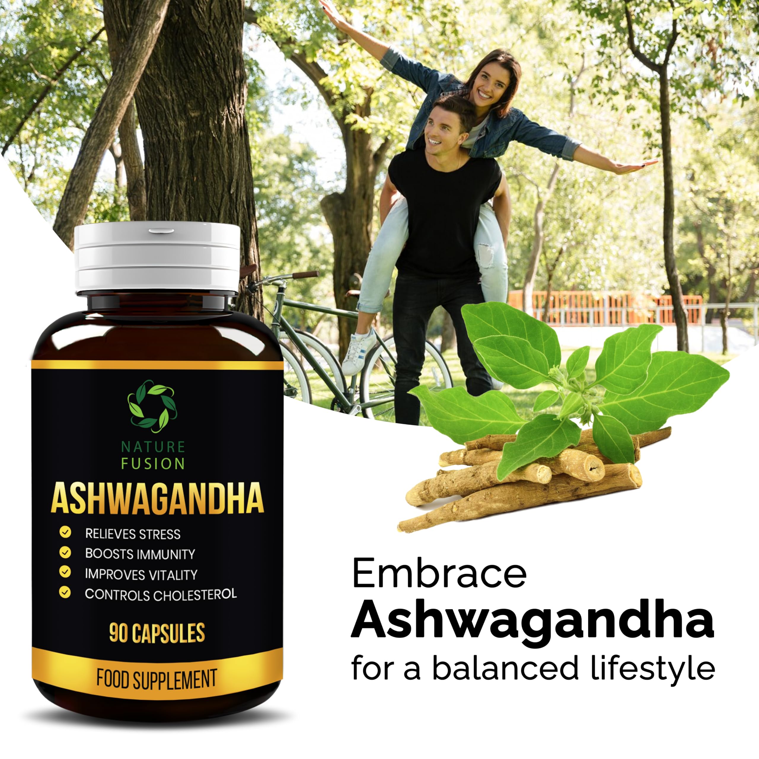 500mg Ashwagandha for natural stress support