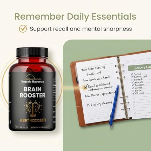 500mg bacopa monnieri for brain health