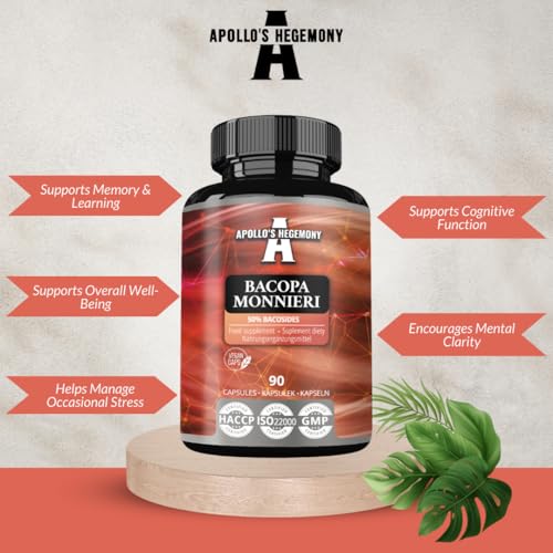500mg bacopa monnieri for stress relief