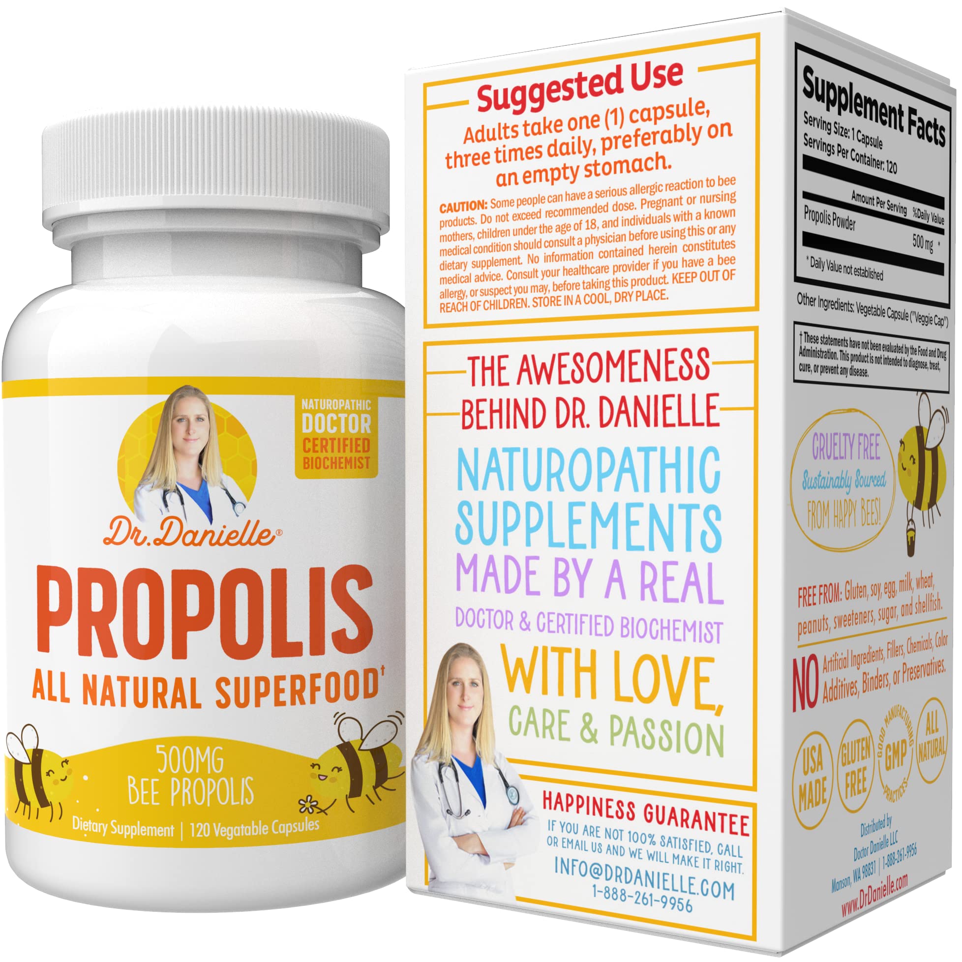 500mg bee propolis health benefits