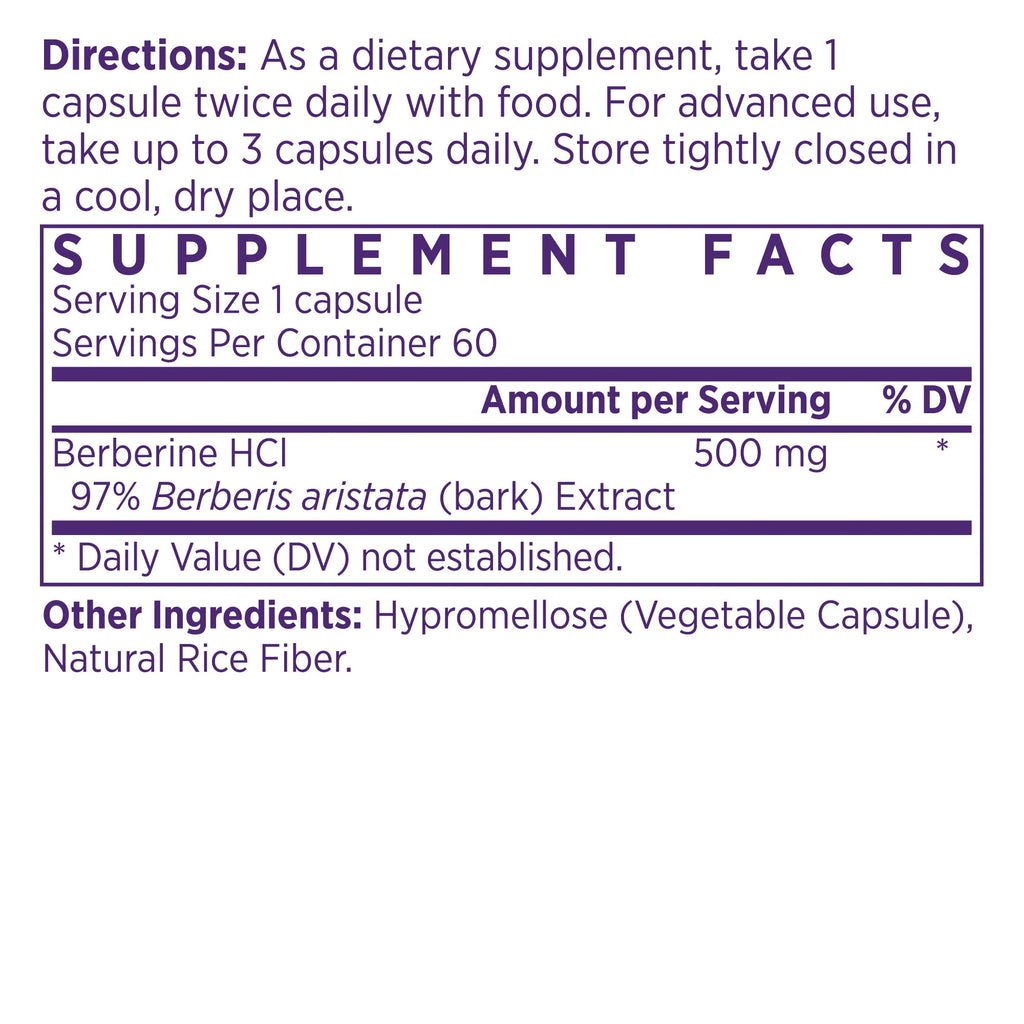 500mg berberine capsules for wellness