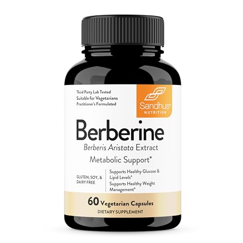 500mg Berberine HCL vegetarian supplement