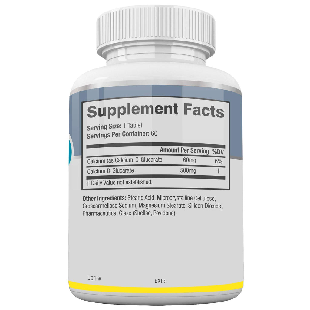 500mg Calcium D-Glucarate dosage