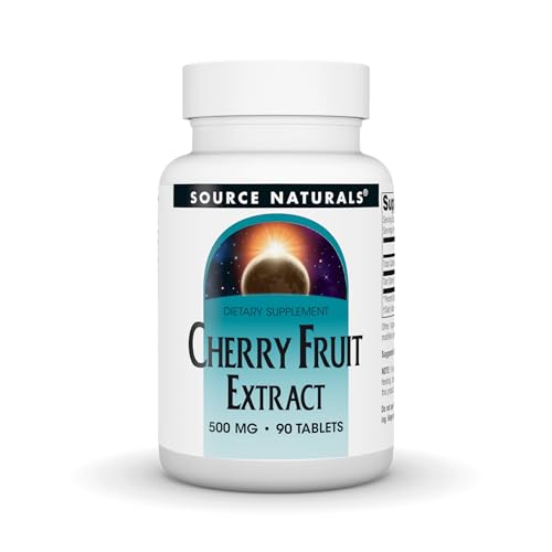 500mg cherry fruit supplement tablets