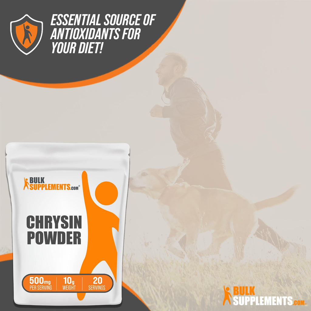 500mg chrysin powder for overall health