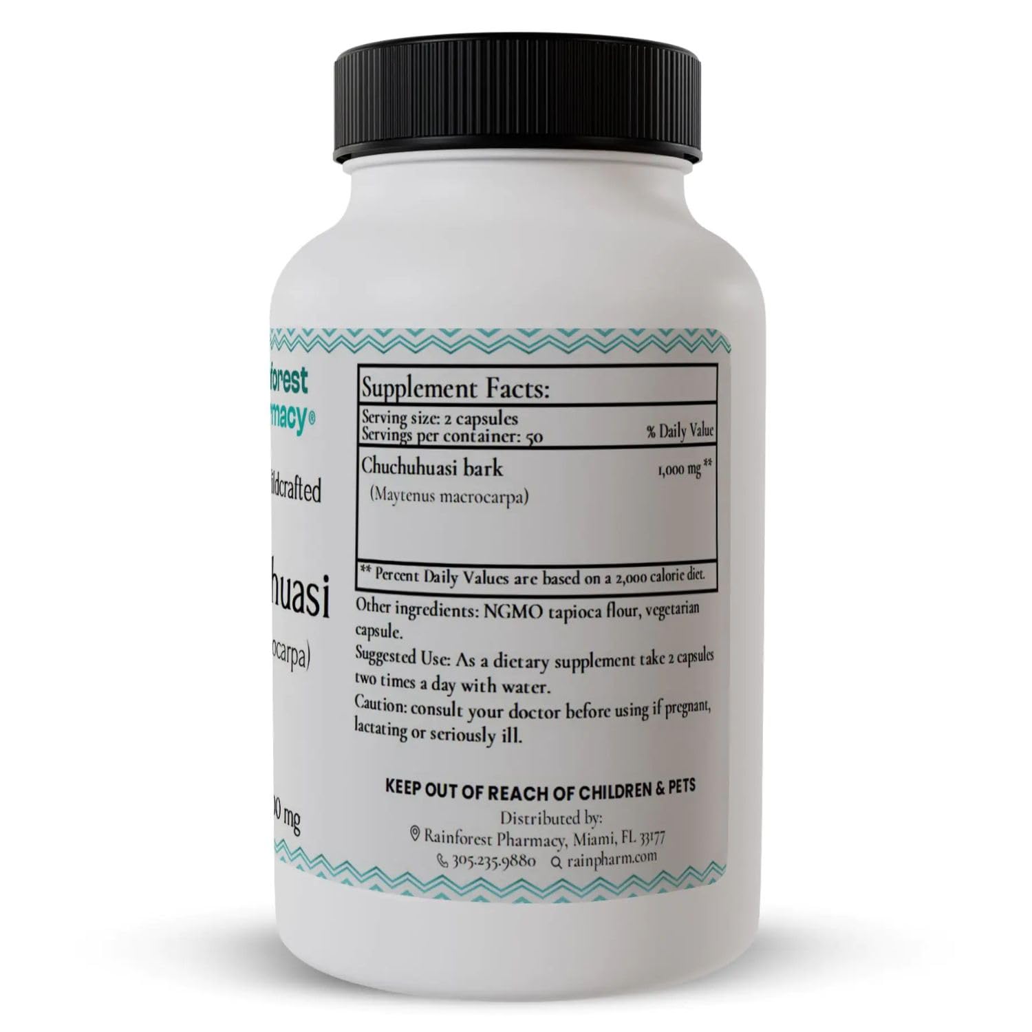 500mg Chuchuhuasi capsules for health