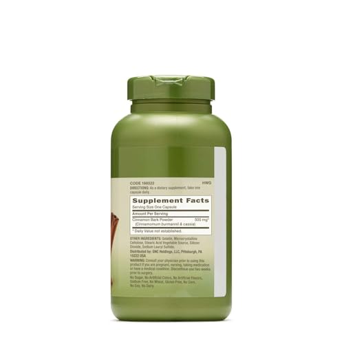 500mg cinnamon capsules for vitality