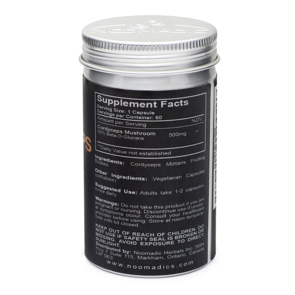 500mg cordyceps mushrooms for vitality