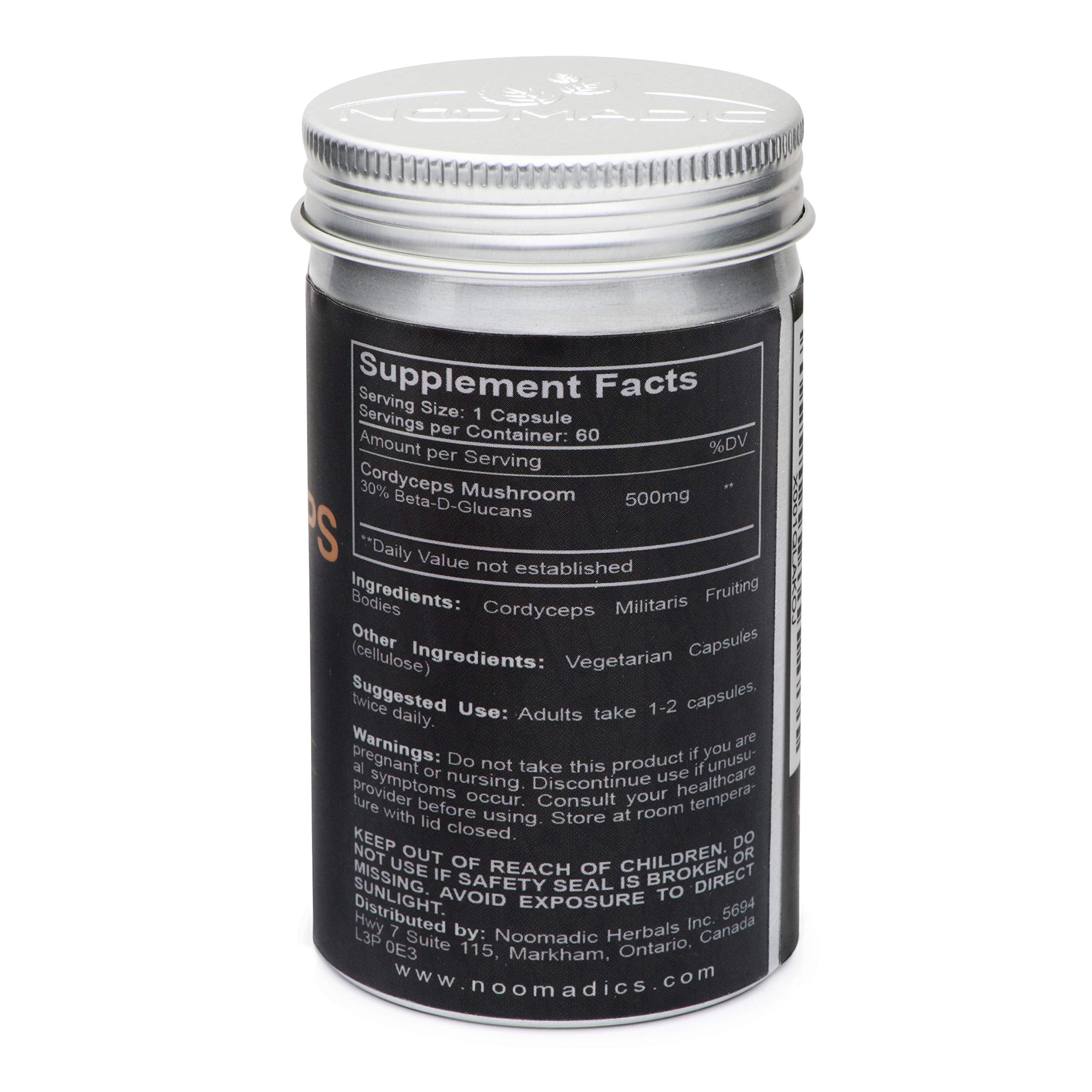 500mg cordyceps mushrooms for vitality