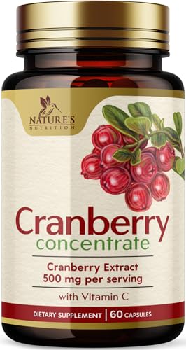 500mg cranberry supplement with vitamin C