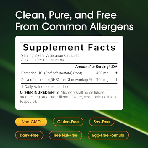 500mg dihydroberberine vegetarian capsules