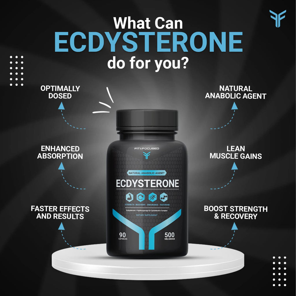 500mg Ecdysterone for lean muscle support