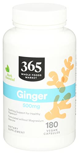 500mg ginger for natural relief