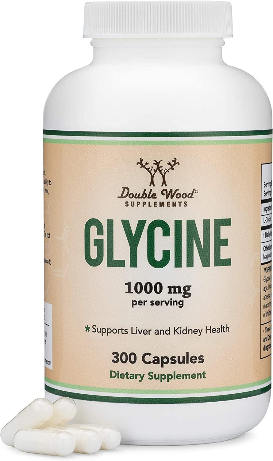 500mg Glycine capsules for sleep