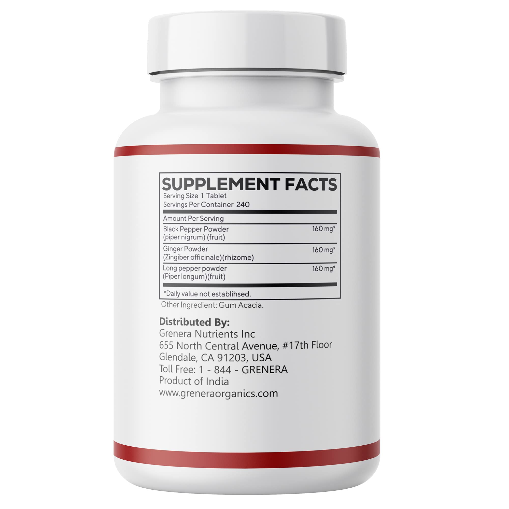 500mg Grenera Trikatu health benefits